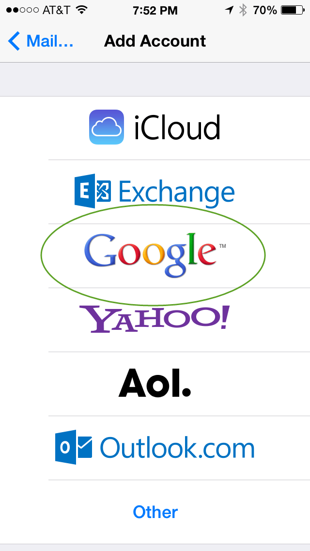 Setting up Gmail on your iPhone, iPad or iPod Touch – Practical Help ...