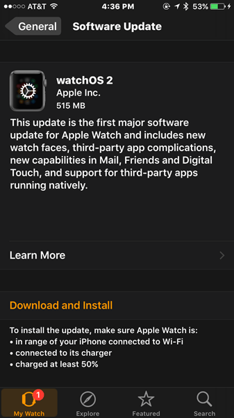 Apple Watch OS2 Install – Practical Help for Your Digital Life®