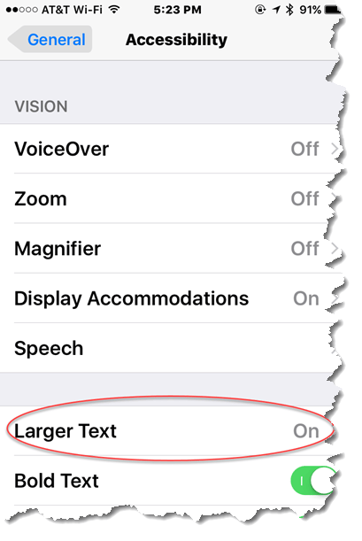 iPhone Text Size – Practical Help for Your Digital Life®