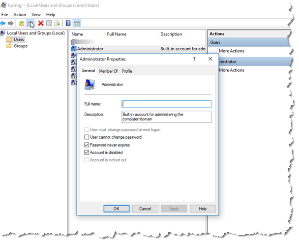 Win10 Admin Account Disabled – Practical Help for Your Digital Life®