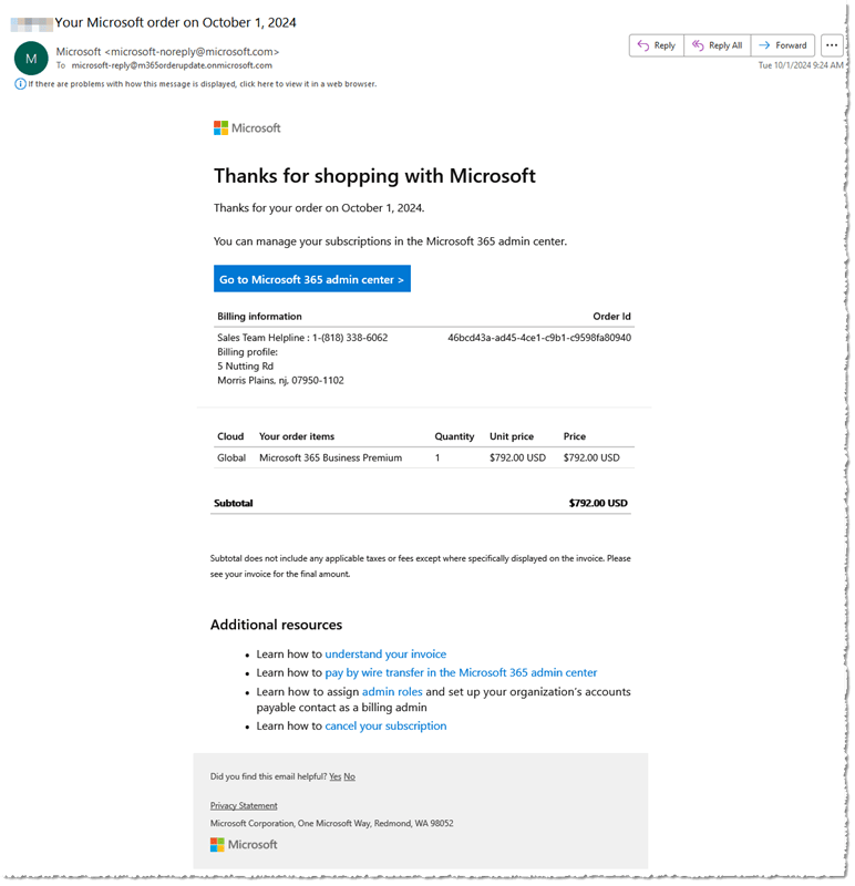 Microsoft Purchase Scam – Practical Help for Your Digital Life®