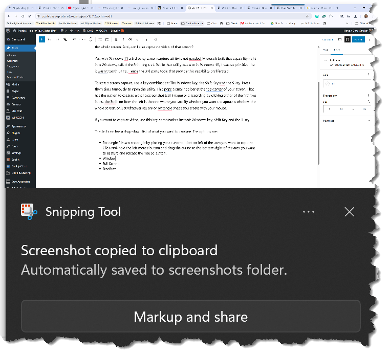 Windows 11 Screenshotting – Practical Help for Your Digital Life®